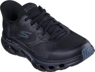 Skechers Zac Herren-Sneaker Go Walk Glide-Step 2.0, freih&auml;ndig, Schwarz/Schwarz, 12.5