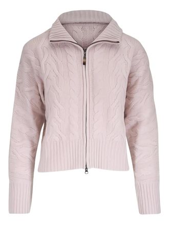 Kinross Cashmere pink cardigan - Rosa