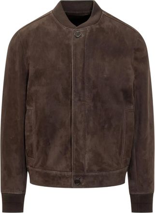 Salvatore Santoro Bomberjacke aus Wildleder - Braun