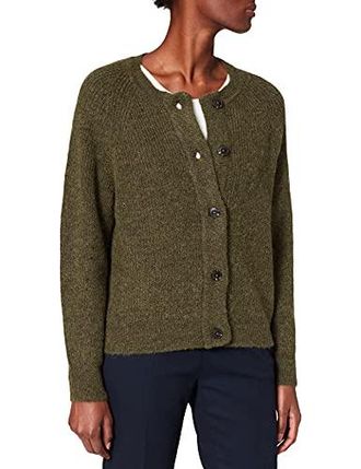 Selected Selected Femme Cardigan à Manches Longues pour Femme, Vert, L