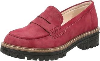 Generic Mocassins pour femme, semelle compens&eacute;e, large largeur, confortable, &agrave; enfiler, pour le travail, le bureau, les affaires, style d&eacute;contract&eacute;, chaussure