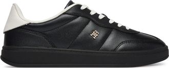 Tommy Hilfiger Sneakers Tommy Hilfiger Th Heritage Shiny Sneaker FW0FW09179 Schwarz