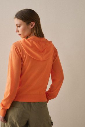 Next Cardigan Leichte Strickjacke mit Kapuze und Rei&szlig;verschluss (1-tlg)