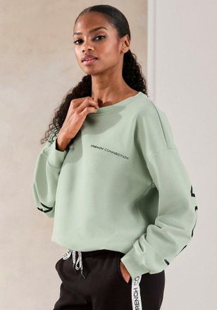 French Connection Sweatshirt mit gro&szlig;em Logodruck auf dem R&uuml;cken
