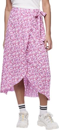 Pieces Damen Pctala Wrap Skirt Noos Bc Rock, Hot Pink,XS