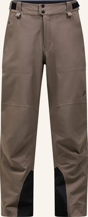 Peak Performance M Maroon Hipe 3l Shell Pants Skihose braun