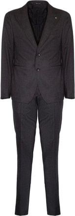 Tagliatore Homme, Costumes, Gris, Taille: L Costume Tailleur Crois&eacute; en Twill