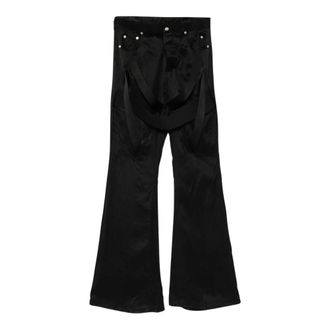 Rick Owens Megastrapped Bolans Wide Jeans - - Jeans - Herren - Schwarzk - W33