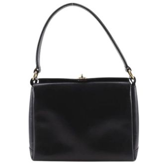 Gucci Pre-owned Leder Schultertasche - - Pre-owned - Damen - Schwarzk - ONE SIZE