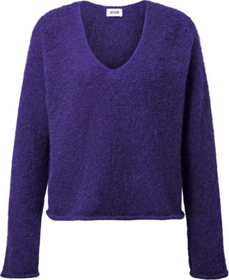Drykorn V-Ausschnitt Strickware - - Knitwear - Damen - Lila - XS