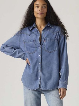 Levi's Teodora chemise western bleue