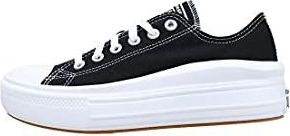 Converse Femme Chuck Taylor All Star Move Chaussures>femme>baskets-mode, Noir Blanc Blanc, 37 EU