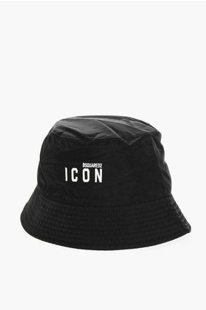 Dsquared2 ICON Nylon Bucket Hat with Contrasting Logo size S