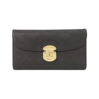 Louis Vuitton Portefeuille Mahina Tri-fold Pre-owned - Femme - Pre-owned - Brun - Taille: ONE Size