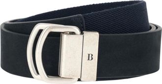 Boggi Milano Homme, Accessoires, Bleu, Taille: 105 CM Ceinture en cuir avec bande extensible