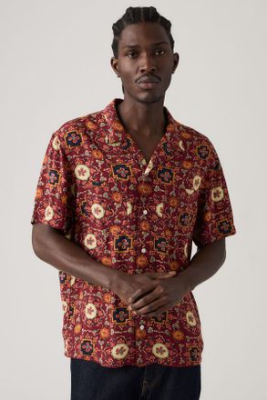 Levi's Classic Camp Shirt - Homme - Multicolore / Bo Medallion Print Tawny Port - L