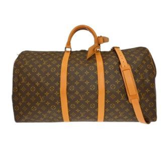 Louis Vuitton unisex, Pre-owned, Brun, Taille: ONE Size Sac Keepall bandouli&egrave;re Pre-owned