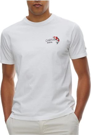 MC2 Saint Barth Homme, Tops, Blanc, Taille: L Portofino T-Shirt