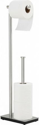 Kes Toilettenpapierhalter Stehend Klorollenhalter Klopapierhalter Edelstahl SUS304 Toilettenrollenhalter Freistehend WC Rollenhalter Badezimmer Aufbewahru