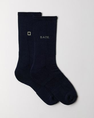 D.A.T.E. socks basic blue