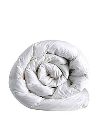 Italian Bed Linen Prestige Wei&szlig;e Winter Steppdecke, 100% Mikrofaser, Kleine Doppelte, 200x200cm