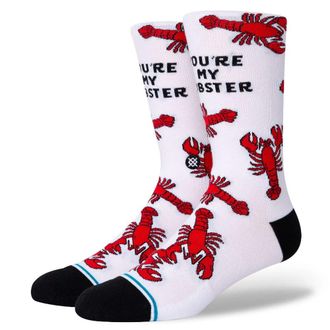 Stance Socken YOURE MY LOBSTER, Gr&ouml;&szlig;e:M, Farben:white