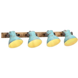 vidaXL Lampe murale 25 W bleu d&eacute;lav&eacute; 90x25 cm E27 vidaXL978848