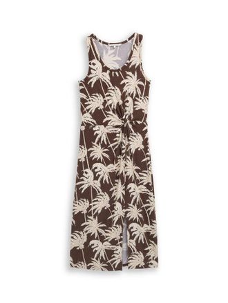 Tom Tailor Sommerkleid Kleider & Jumpsuits Fitted Midi-Kleid mit Knotendetail