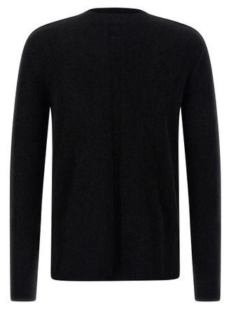 Rick Owens Wool Cut-Out Sweater - Black