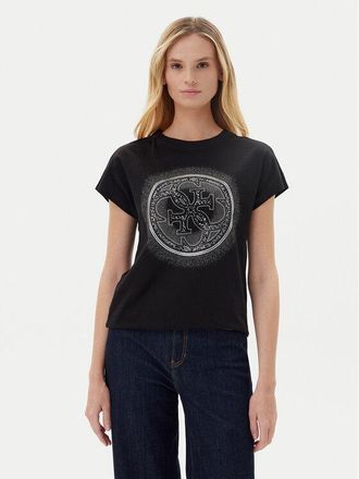 Guess T-Shirt W5YI14 I3Z14 Schwarz Regular Fit