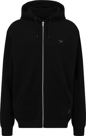 Iriedaily Herren Hoodie MINI Flag 2 Zip Bio-Baumwolle Regular Fit Uni Black