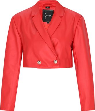 Faina Jacke Frauen Rot