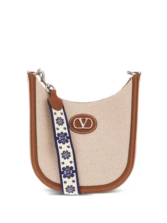 Valentino Garavani VLogo Signature Umh&auml;ngetasche - Nude