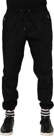 Dolce & Gabbana Homme, Pantalons, Noir, Taille: 2XL Pantalon de jogging
