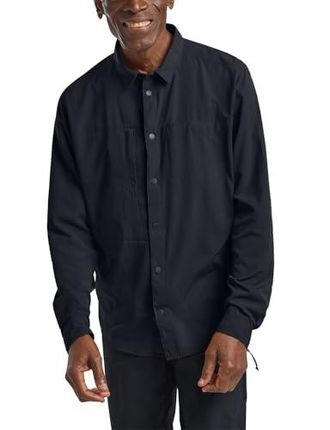 Jack Wolfskin Sierra Canyon Ls M Chemise, Dark Navy, XXL Hommes