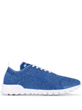 Kiton baskets &agrave; empi&egrave;cements - Bleu