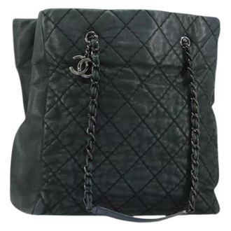 Chanel Pre-owned Canvas Schultertasche - - Pre-owned - Damen - Gr&uuml;n - ONE SIZE