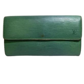 Louis Vuitton Pre-owned Pochette Portefeuille Cr&eacute;dit Epi Long Wallet - - Pre-owned - Damen - Gr&uuml;n - ONE SIZE
