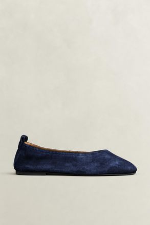 GANT Damen Chadii Ballerina aus Veloursleder (37) MARINE
