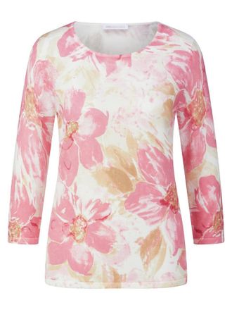 St. Emile Rundhals-Pullover 3/4-Arm St. Emile weiss