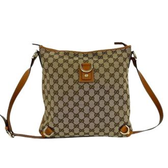 Gucci Pre-owned Vintage Schultertasche aus Canvas - - Pre-owned - Damen - Braun - ONE SIZE