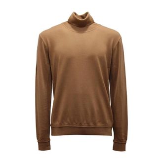 Herno Rollkragenpullover aus reiner Wolle - - Knitwear - Herren - Braun - XL