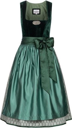 Nübler Trachtenkleid Dirndl midi Malies in Dunkelgrün von Nübler