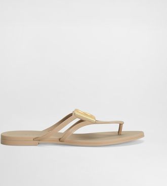 Dolce & Gabbana Rubber Beachwear Slides With Logo - Frau Pantoletten Und Mules Multicolor 41