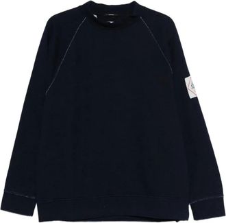 C.P. Company C.p. Company, Homme, Sweatshirts et sweats &agrave; capuche, Bleu, Taille: L SweaT-shirt ras du cou