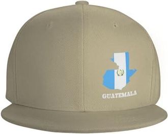 Generic Drapeau du Guatemala Carte du Guatemala Femme Homme Snapback Chapeau Snapback Strapback Cap Mode Casquette Hip Hop pour Camping Golf Hip Pop
