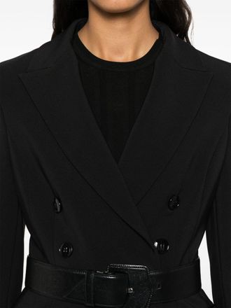 Elisabetta Franchi Double-Breasted Blazer - Black