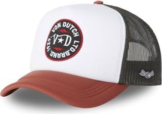 Von Dutch Casquette Homme & Femme Foam, Casquette Trucker Ajustable par Snapback TU