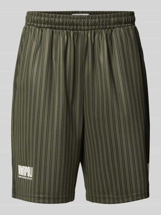 Wood Wood Regular Fit Shorts mit Label-Print Modell Lama