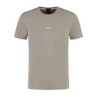 HUGO BOSS Homme, Tops, Gris, Taille: XL T-shirt beige Lifestyle pour hommes